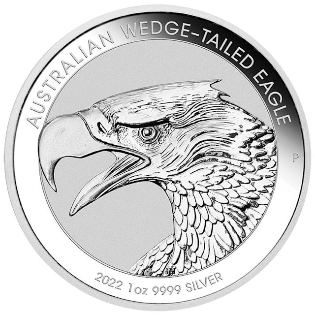 2022 Perth Mint 1 oz Wedge tail Eagle Silver Coins (10) - Collectables ...