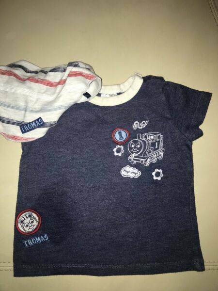 Thomas & Friends Baby Boy T-shirt &Thomas & Friends Bib Set | Baby ...
