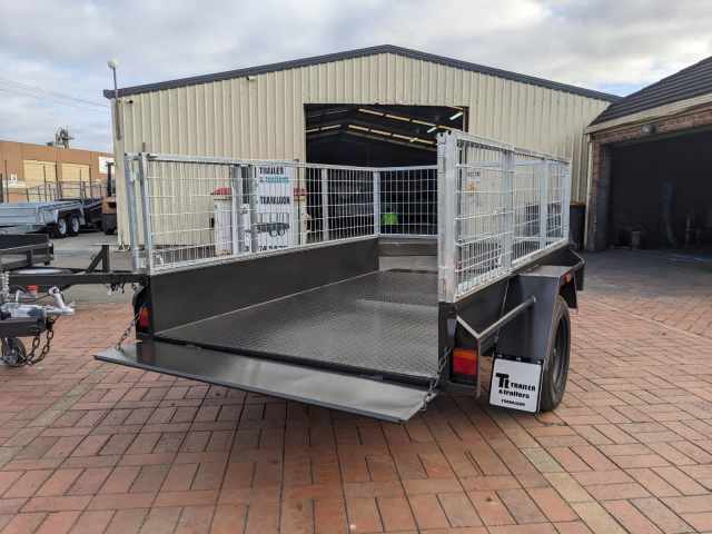 Brand New 8x5 Commercial Heavy Duty Single Axle Cage Trailer | Trailers ...