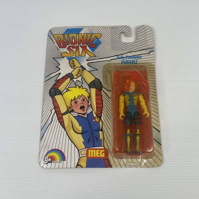 Bionic Six Meg Fully Poseable Die Cast Metal Action Figure 1986 LJN ...