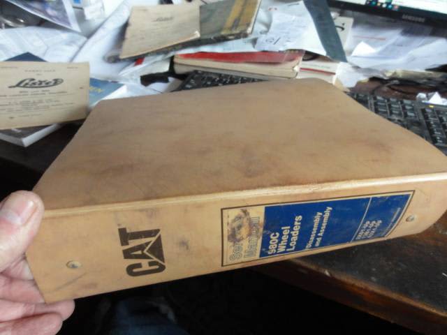 CATERPILLAR 980c WORKSHOP MANUAL c1988 SER 2XD, 13B 63x DISS/ASSEM ...