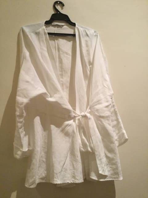 White Zara top | Tops & Blouses | Gumtree Australia Campbelltown Area ...