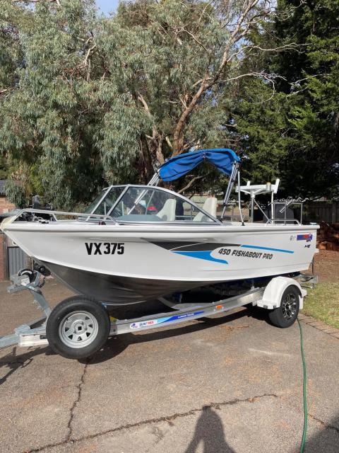 2021 QUINTREX Fishabout Pro 450 | Motorboats & Powerboats | Gumtree ...