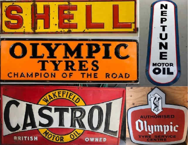 WANTED Enamel Signs Motor Signs Petrol Signs Oil Signs - Collectables ...