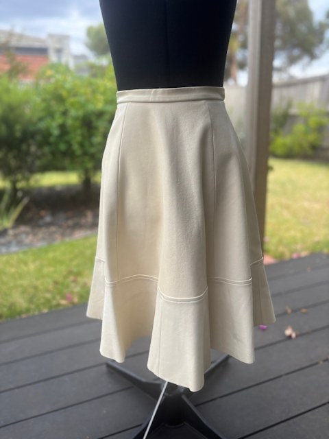 Scanlan Theodore Leather Beige Color Skirt Size 6. $159 - Dresses ...