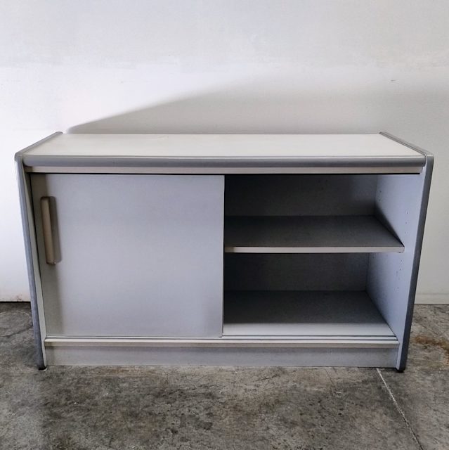 Office storage cabinet with one sliding door / desk return - Cabinets ...