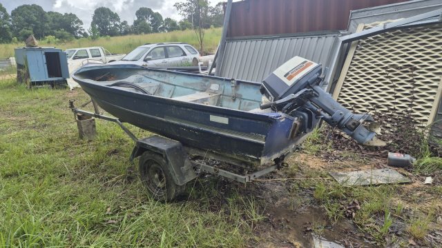 tinny motor an trailer | Tinnies & Dinghies | Gumtree Australia Coffs ...