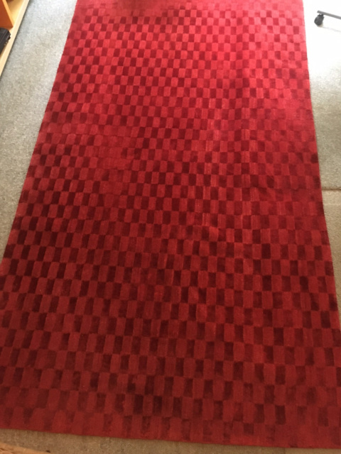 GORGEOUS SOFT RED RUG plus FREE ANKO and GODFREYS STICK VACS. - Rugs ...