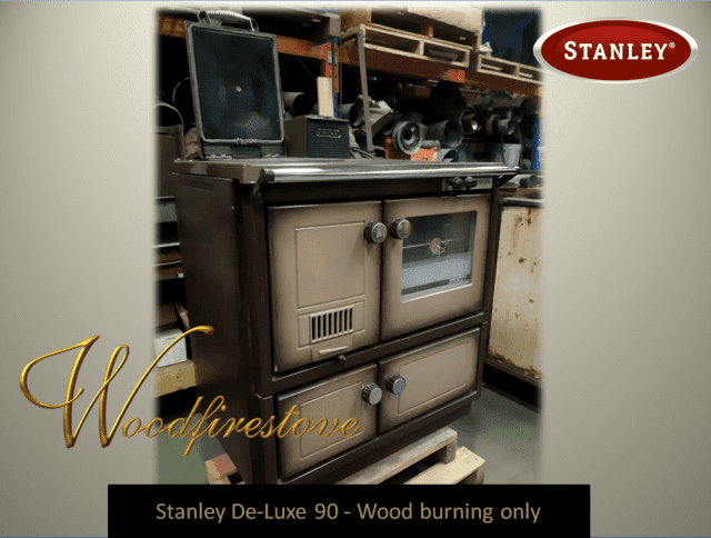STANLEY WOOD STOVE - Reconditioned De-Luxe 90 - Slow Combustion Cooker ...