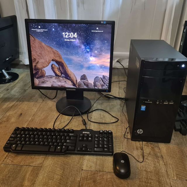 SSD Desktop computer PC HP 110-504A Intel 2.6GHz/ 8Gb/Windows 11Pro ...