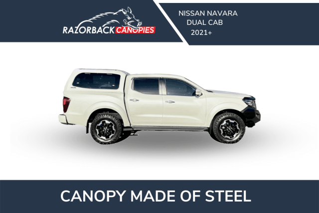 RAZORBACK STEEL URAZORBACK STETE CANOPY - NISSAN NAVARA DUAL CAB 2021 ...