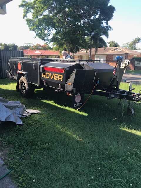 Mars Rover Lifestyle Rear Folding Camper Trailer 2019 | Camper Trailers ...