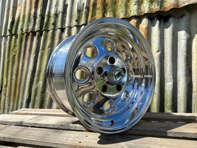 15 inch pt draglite v2 wheels polished deep dish ford chev torana ...