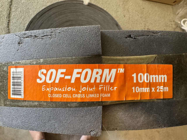 Expansion Joint Filler Concreting Sof-Form closed cell foam | Other ...