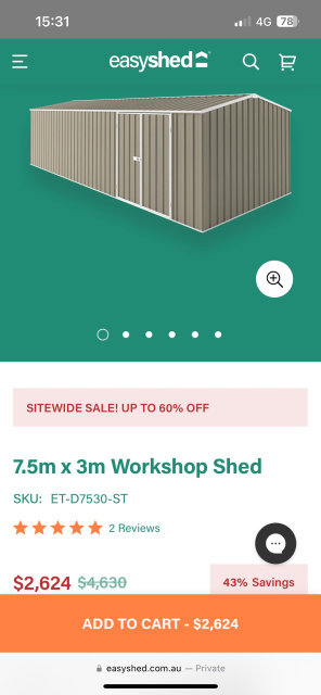 Garden shed/Works shop - Sheds & Storage in Gisborne VIC | Gumtree ...