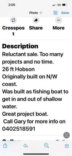 Hobson boat | Motorboats & Powerboats | Gumtree Australia Launceston ...