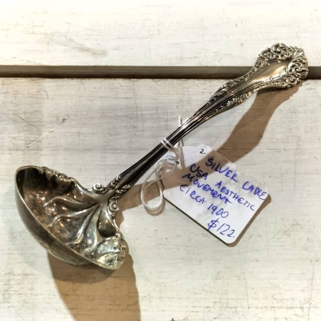 Vintage Circa 1900 USA Aesthetic movement Silver ladle. | Collectables ...