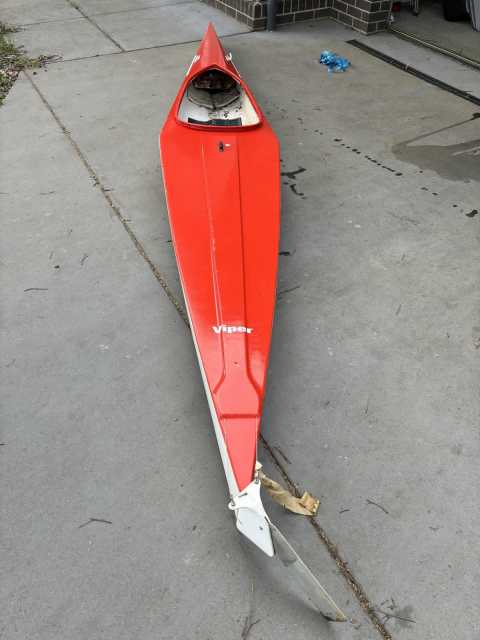 Kayak hard shell sit-in with free paddle | Kayaks & Paddle | Gumtree ...