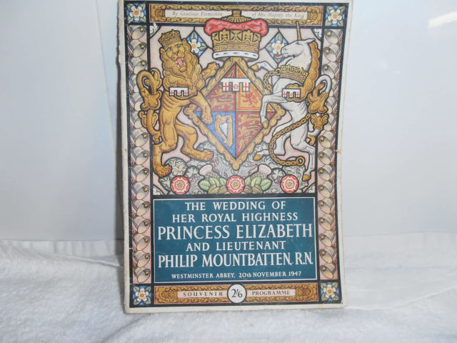 Booklet - 1947 Souvenir Program, The Wedding of Princess Elizabeth | Collectables | Gumtree ...