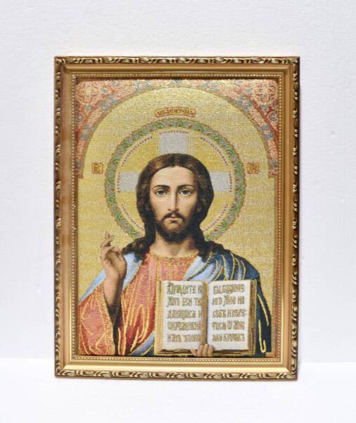 Religious, Christ the Saviour. Orthodox. Framed tapestry. | Art ...