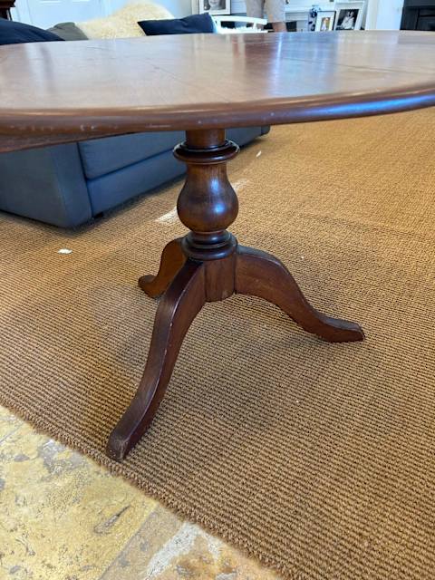 Round antique mahogany table - Dining Tables in Toorak Gardens SA ...
