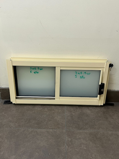 300Hx610W aluminium sliding window Primrose. Located Wetherill Park ...