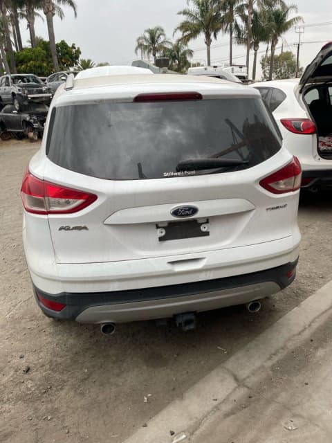 WRECKING 3/2015 FORD KUGA TF 2LTR T/DIESEL AUTO WAGON AWD WHITE WAGON ...
