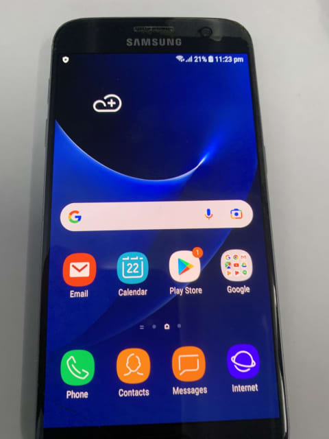 Samsung s7/32gb black cracked screen and back - Android Phones in ...