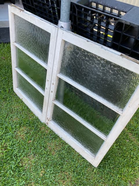 Timber casement windows/pair | Building Materials | Gumtree Australia ...