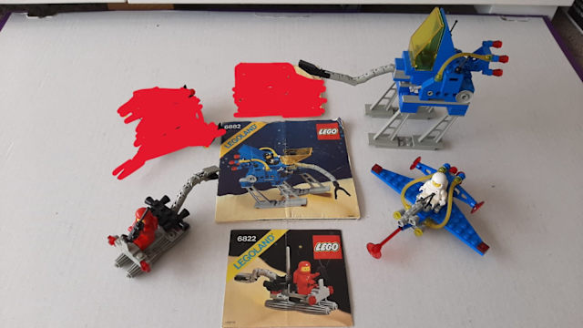 Bundle 2 - Vintage Lego Classic Space 6882, 6825 and 6822 - Toys ...