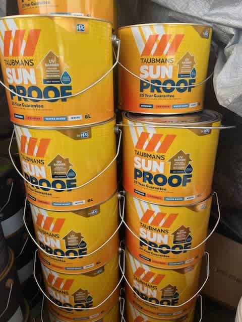 New unopened Taubmans Sunproof exterior paint 6 litres - Building ...