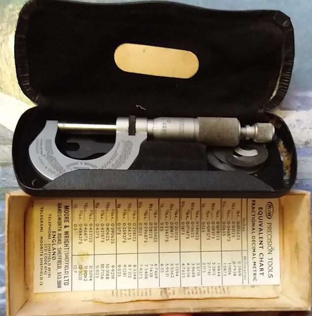 MOORE & WRIGHT MICROMETER 1961B - Hand Tools in Snowtown SA | Gumtree Australia