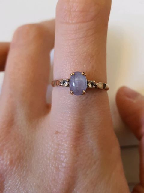 Antique 9ct gold star sapphire ring - Women's Jewellery in Melbourne ...