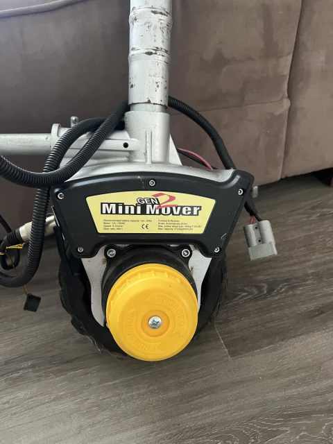 Gen2 Mini Mover 12V 550w Electric Motorised Jockey Wheel Silver ...