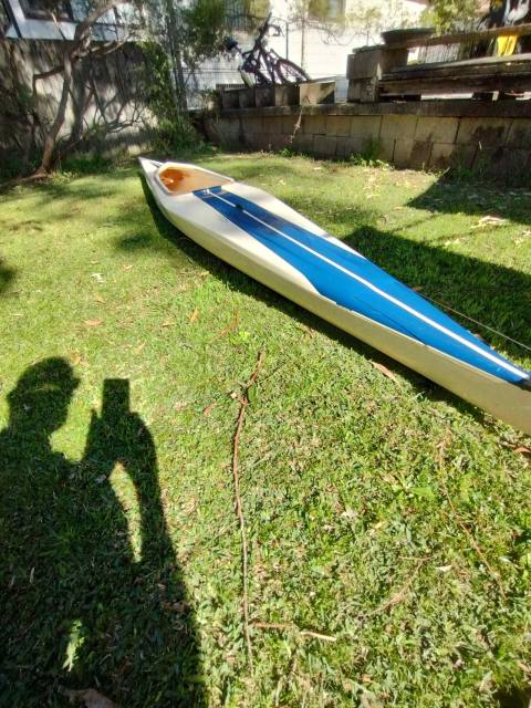 TK1 Kayak 4.6m fibreglass - flat water - paddler max 75kg | Kayaks ...
