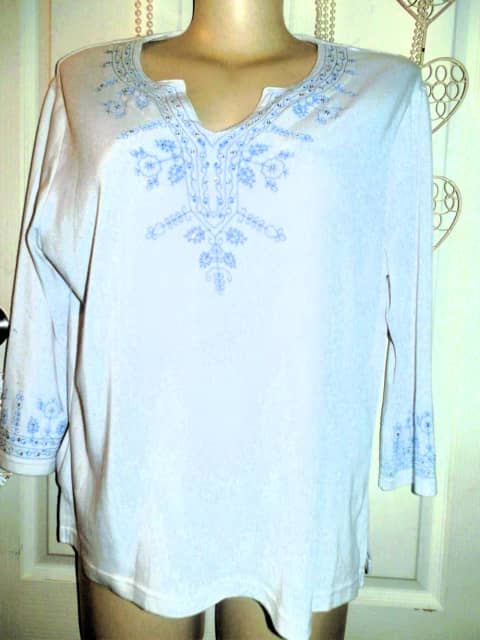 Millers White Stretch Top Sz XL 18 20 Mawson Lakes | Tops & Blouses ...