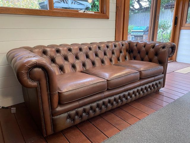 Chesterfield lounge - Sofas in Rhyll VIC | Gumtree Australia