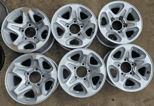 6x 16 Genuine Toyota Landcruiser 79 Series Oem Wheels- 16x7 5/150 0P ...