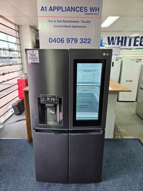 LG 910L French Door Fridge Freezer KNOCK KNOCK (instaview) / GF-V910 ...