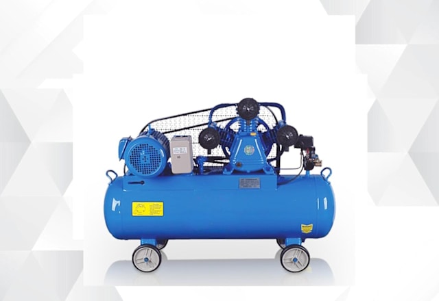 Large Industrial Air Compressor 150 L 15 AMP with Twin Belt Drive ...