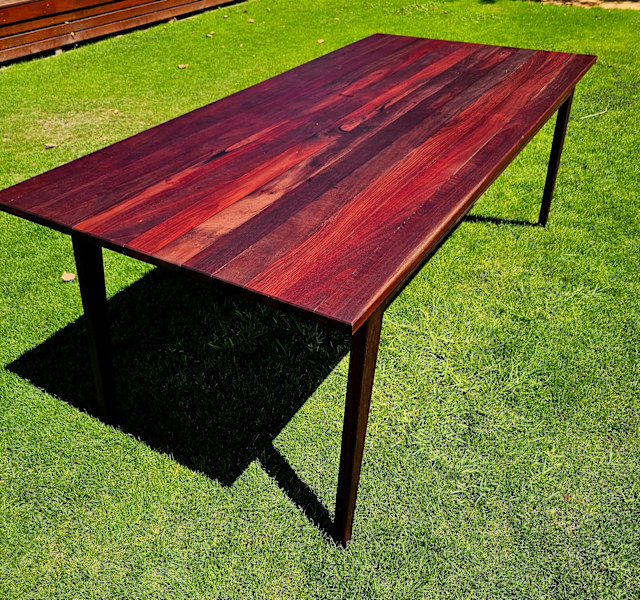 Freshly Built Reclaimed Jarrah Dining Table - Dining Tables in Brockman ...