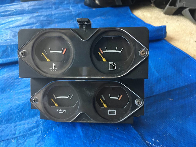 Holden HZ GTS Yellow Needle Dash Quad Gauge o481094190 | Auto Body ...