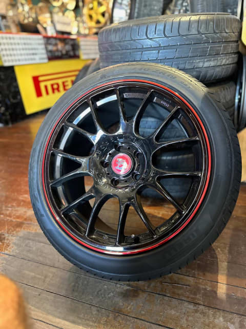 19 inch holden hsv mesh style wheels black 5 120 ve vf ss commodore ...