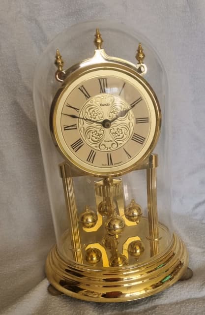 VINTAGE ~KUNDO ~QUARTZ~ DOME CLOCK ~ BATTERY OPERATED - Other Antiques ...
