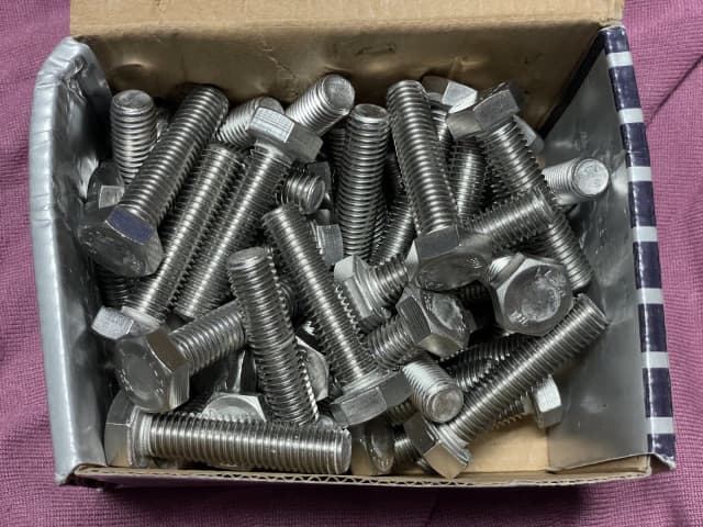 50mm x 12mm Stainless Steel bolts, nuts and washers | Other Tools & DIY ...