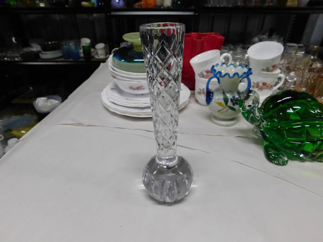 Crystal bud vase heavy base | Collectables | Gumtree Australia Logan ...