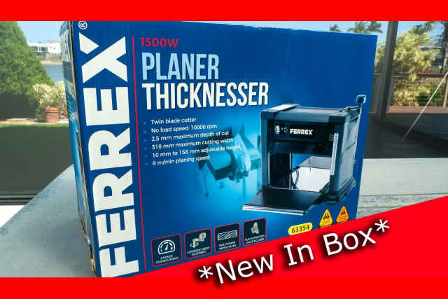 Planer / Thicknesser - 1500W - Brand New In Box - Unused purchase ...