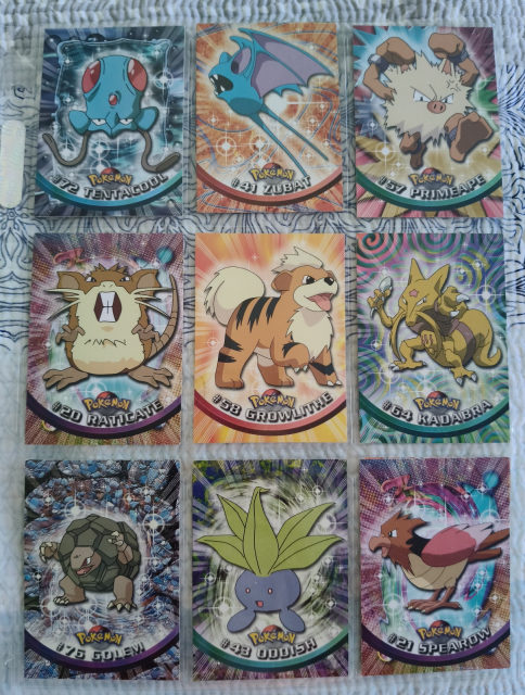 Pokemon Topps Cards .. a group of 9 cards Series 1 .. mint condition - Collectables in Nikenbah ...