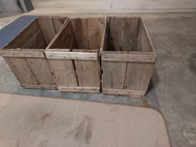 Three Vintage Wooden Apple Boxes - Collectables in Riverside TAS ...