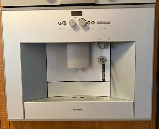 Gaggenau inbuilt coffee machine - Coffee Machines in Kingston ACT ...